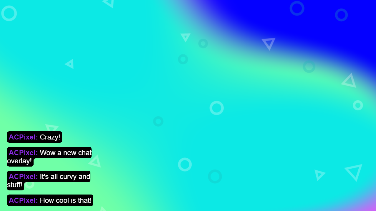 Pixel Chat: Plaza - Curves: Chat Overlay by ACPixel